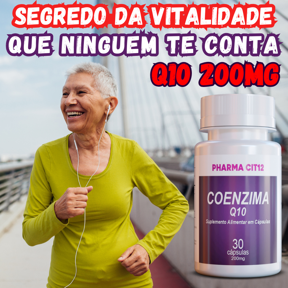 Suplemento Coenzima Q10 30 Cápsulas 100% Original 200mg Ubiquinona coq10 | Shopee Brasil