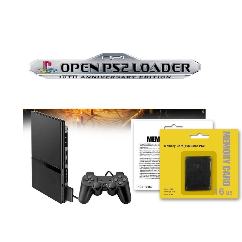 Memoria Card Ps2 16mb com Opl e Ulaunchelf para Fat32 e Exfat | Shopee ...