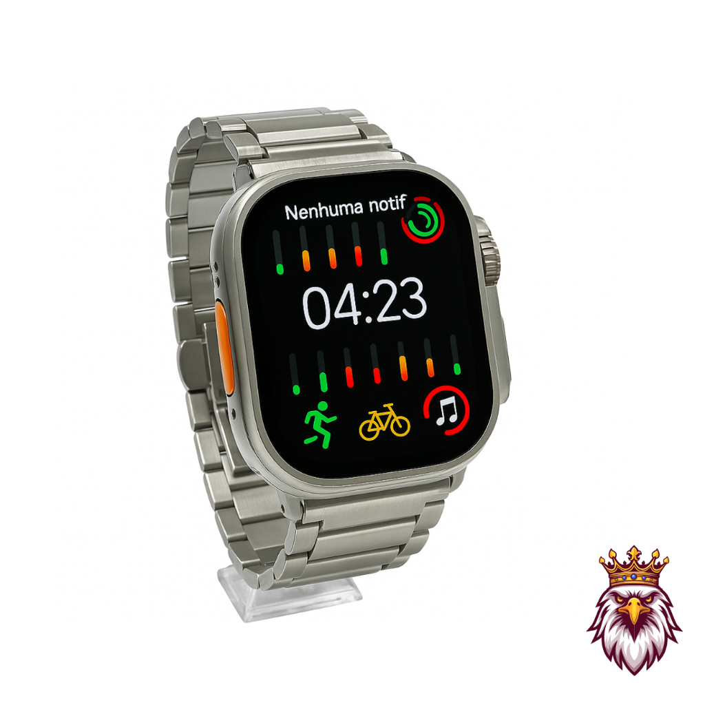 SmartWatch K9 Ultra Pro Max Serie 10 49mm com 7 Pulseiras 2025 Khostar ...