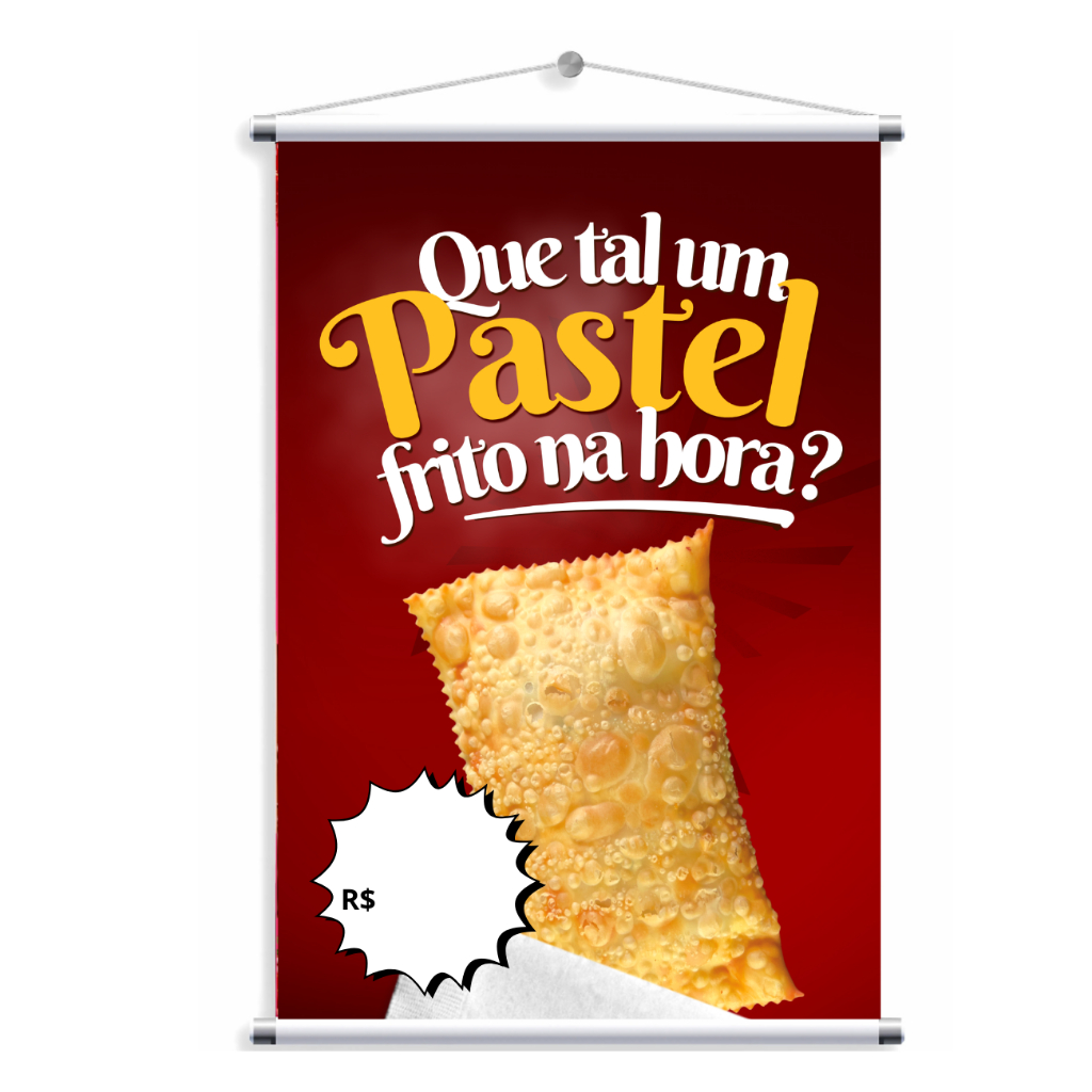 BANNER QUE TAL UM PASTEL FRITO NA HORA (BAN 11) | Shopee Brasil