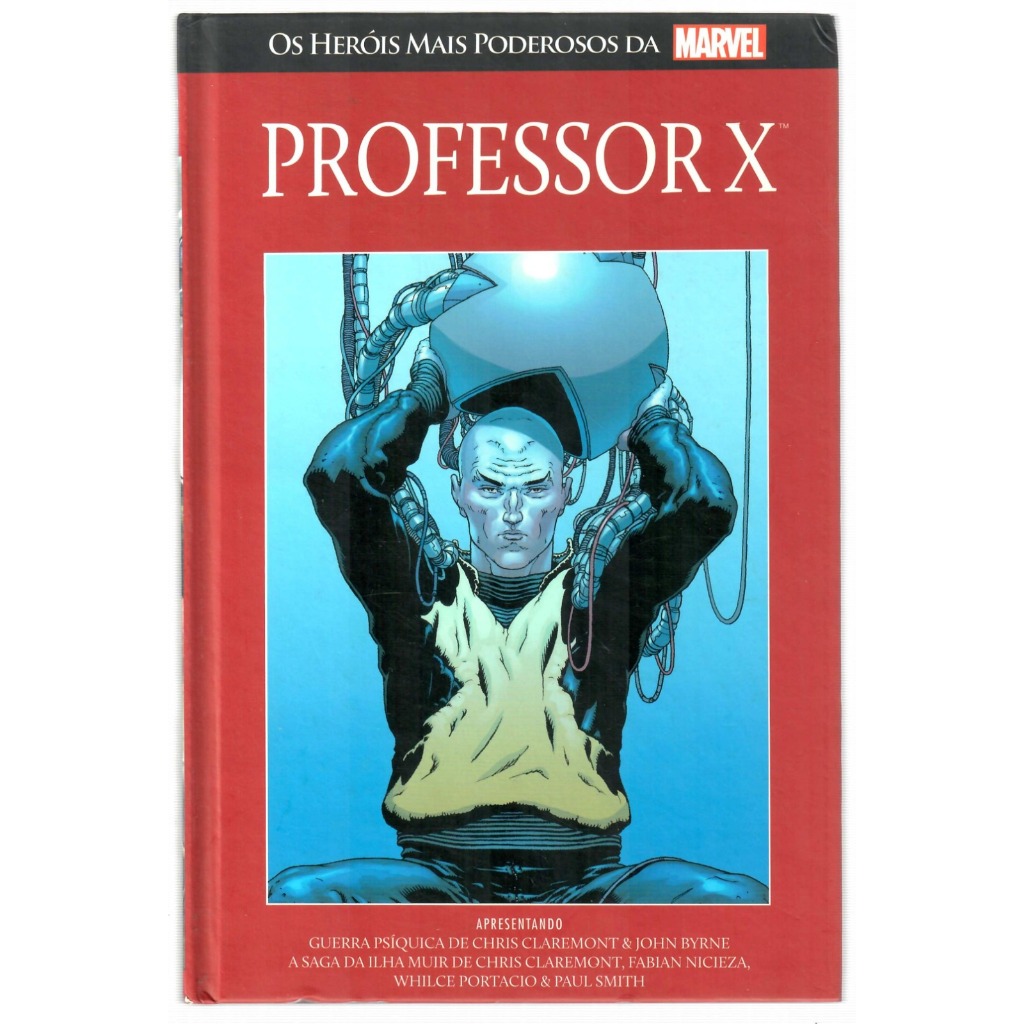 Professor X - Vol. 22 (12/2015) Editora Salvat - Capa Dura - Os Heróis Mais Poderosos da Marvel ...
