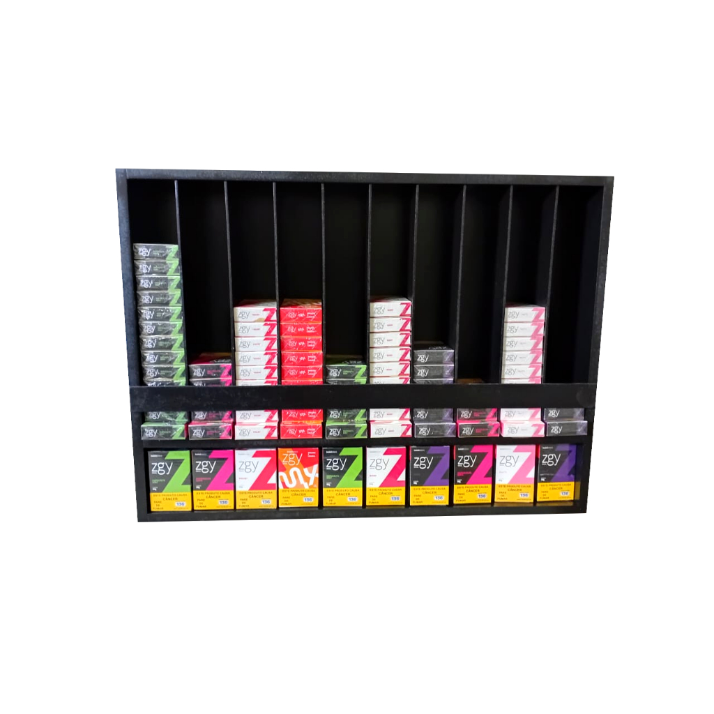 Expositor Multiuso Para Bar Mercearia 10 Raias | Shopee Brasil