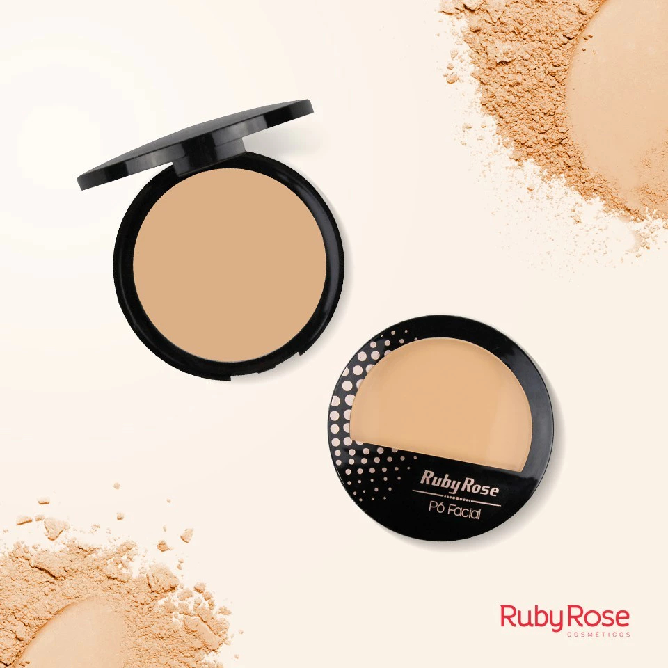 Ruby Rose Pó Compacto Facial 8.5g | Shopee Brasil