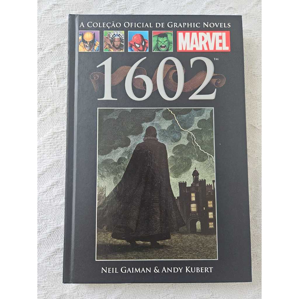 1602 - Neil Gaiman e Andy Kubert - Marvel Comics Salvat Capa Preta ...