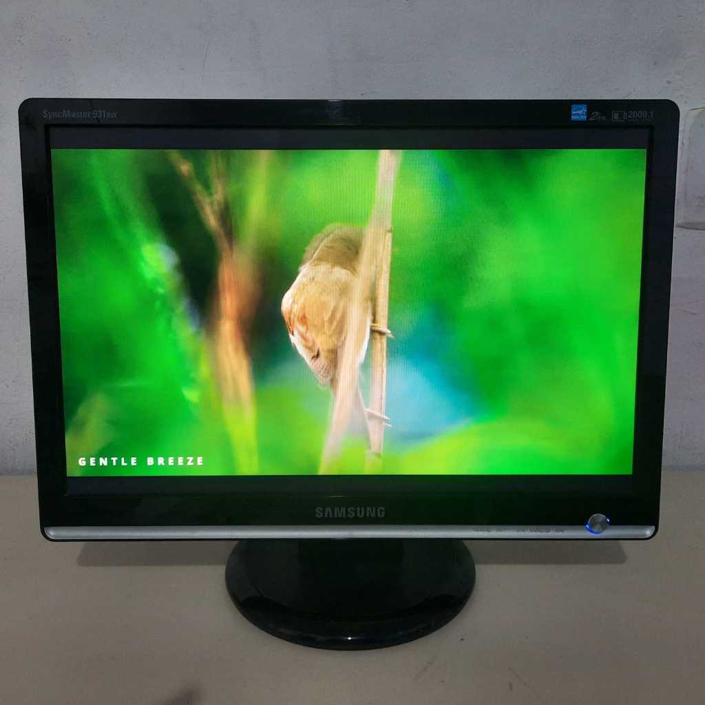 Monitor 19 Polegadas Samsung SyncMaster 931BW Lcd Widescreen | Shopee Brasil