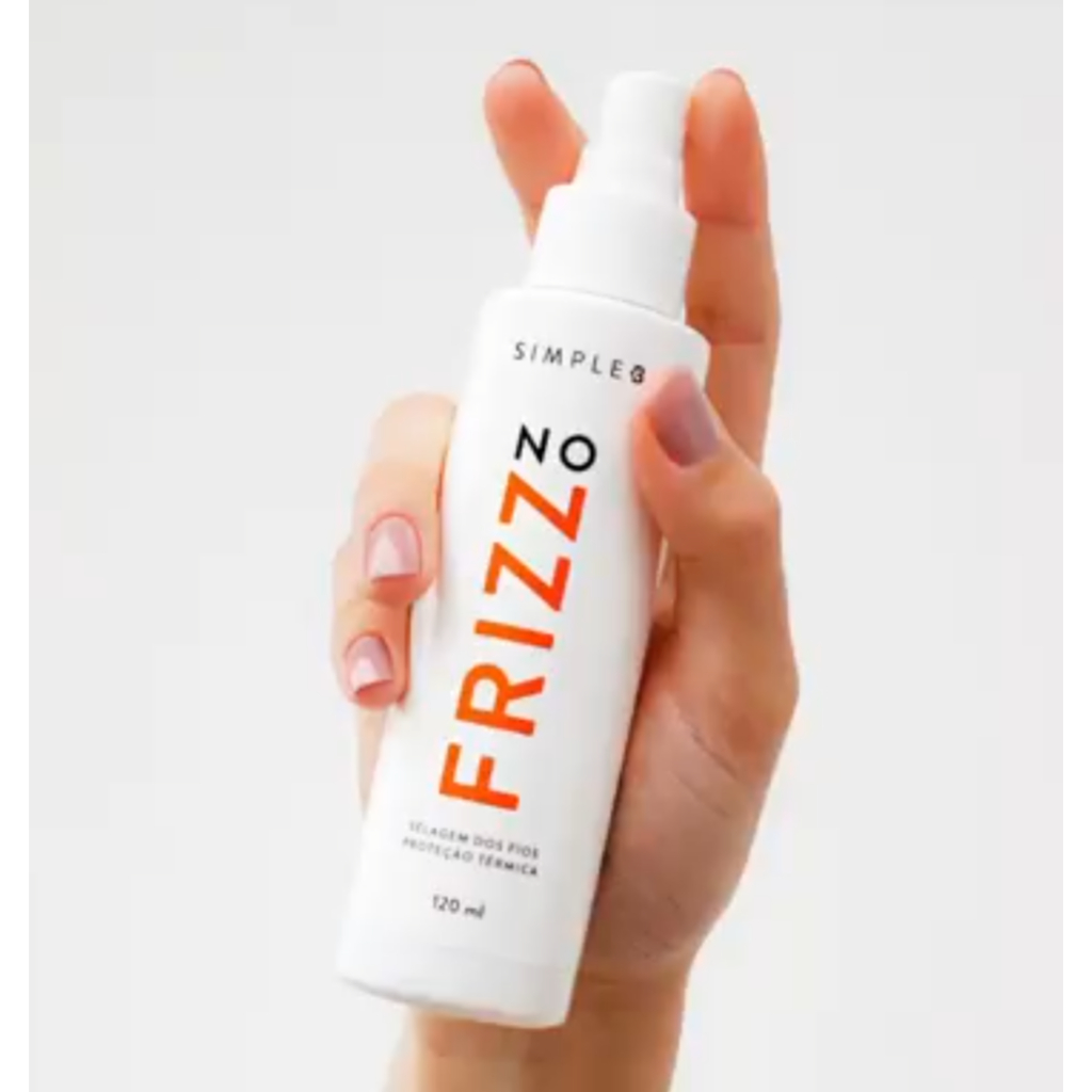 PROTETOR TERMICO NO FRIZZ SIMPLE B 120ML cm | Shopee Brasil