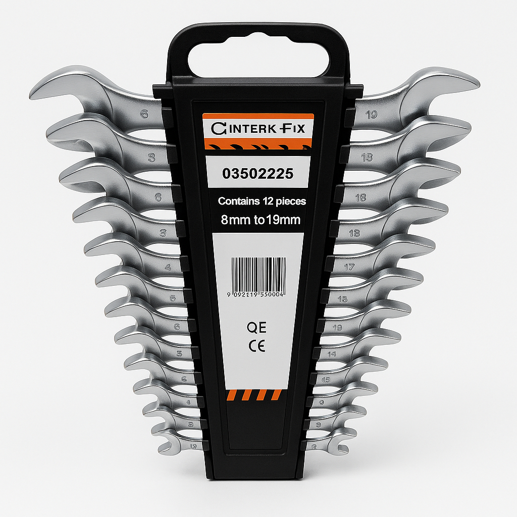 Jogo 12 Chaves Fixas Starfer 6 a 32mm Aço Carbono Cromado Profissional ...