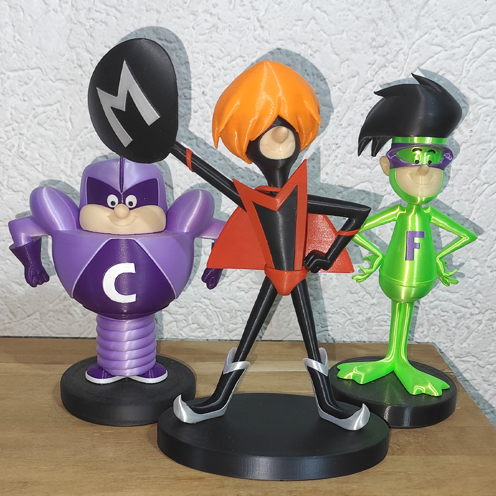 Kit com 3 Miniaturas do personagens Os Impossíveis - 25cm - The ...