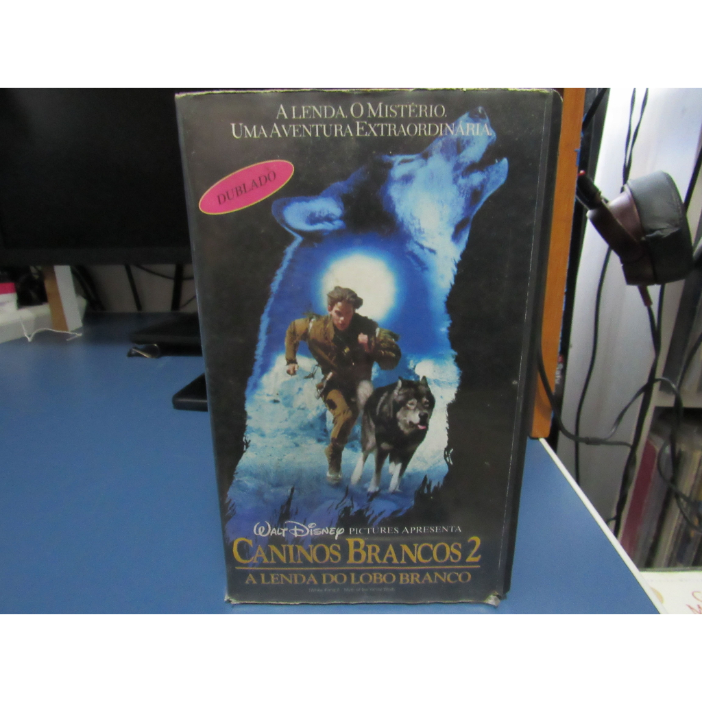 Fita Vhs Filme Caninos Brancos 2 A Lenda Do Lobo Branco Ótimo Estado ...