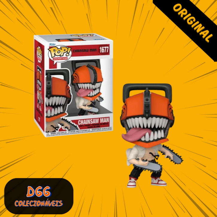 FUNKO POP - Chainsaw Man - Chainsaw Man #1677 - NOVO E ORIGINAL | Shopee Brasil