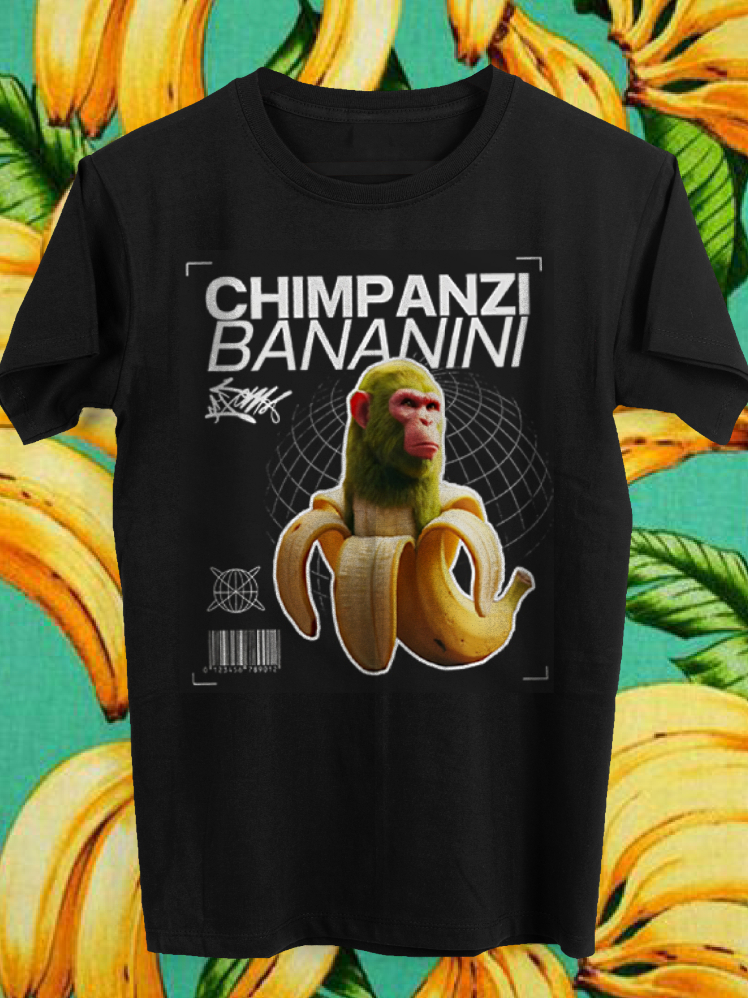 Chipanzine Bananine Meme Italiano Bainrot Camiseta italian meme ...