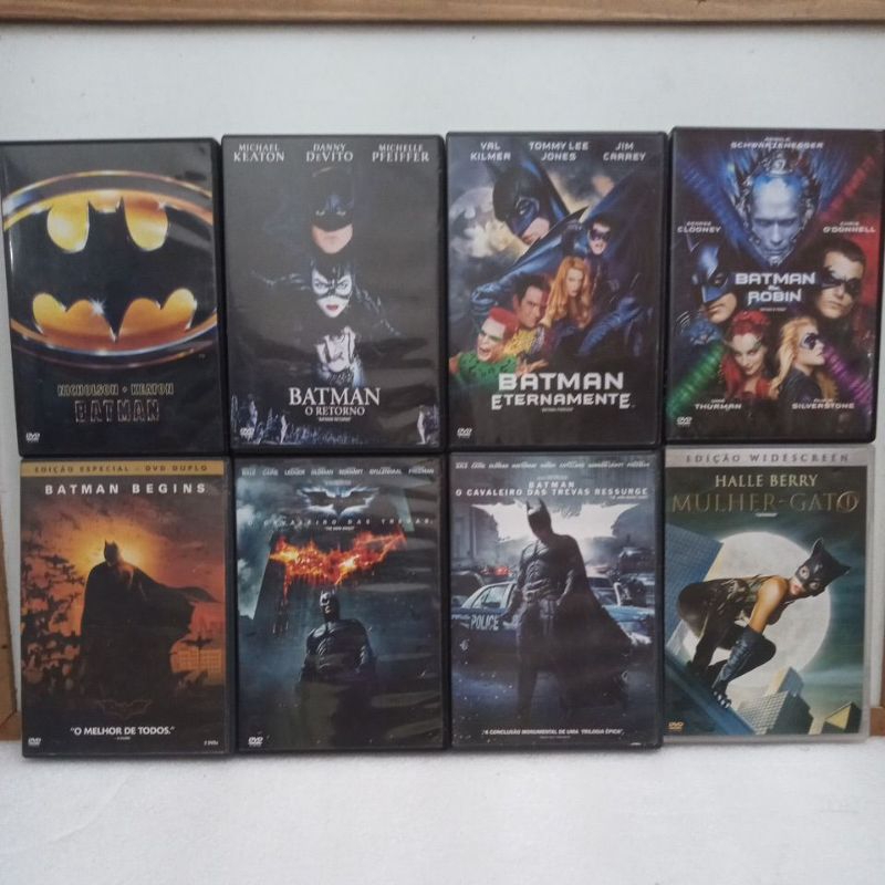 Coleção Batman 1989+Batman Christopher Nolan original. | Shopee Brasil