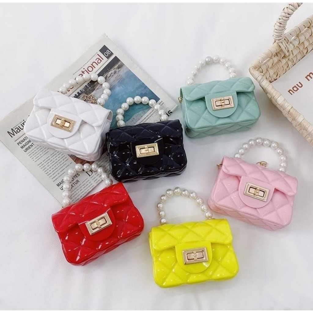 Bolsa de ombro baguete bags colorida de geléia Fashion para meninas ...