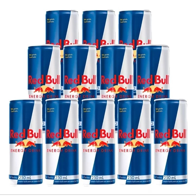 kit red bull 250ml 12 unidades | Shopee Brasil