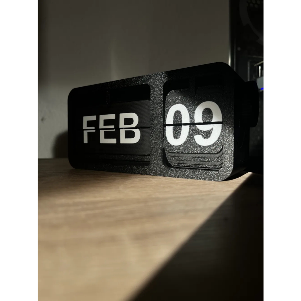 Calendário flip impressão 3D Decoração | Shopee Brasil