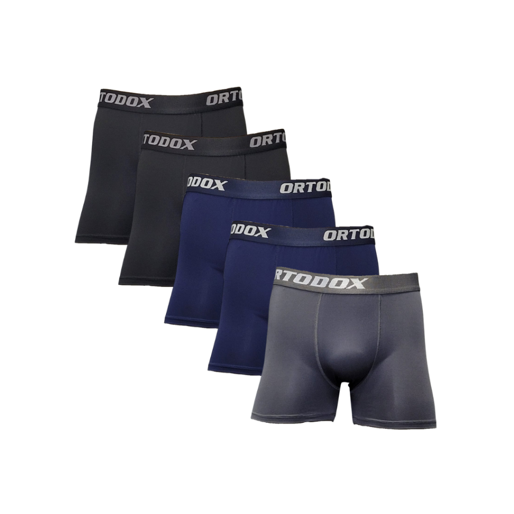 Cueca Boxer Kit com 5 Plus Size GG4 - GG5 - GG6 Microfibra. Qualidade ...