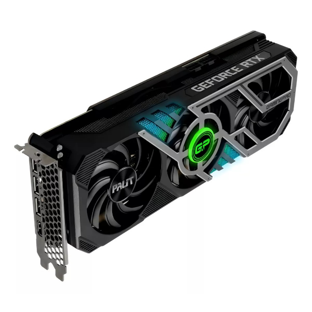 Placa De Vídeo Nvidia Palit Gamingpro Geforce Rtx 30 Series Rtx 3080 ...