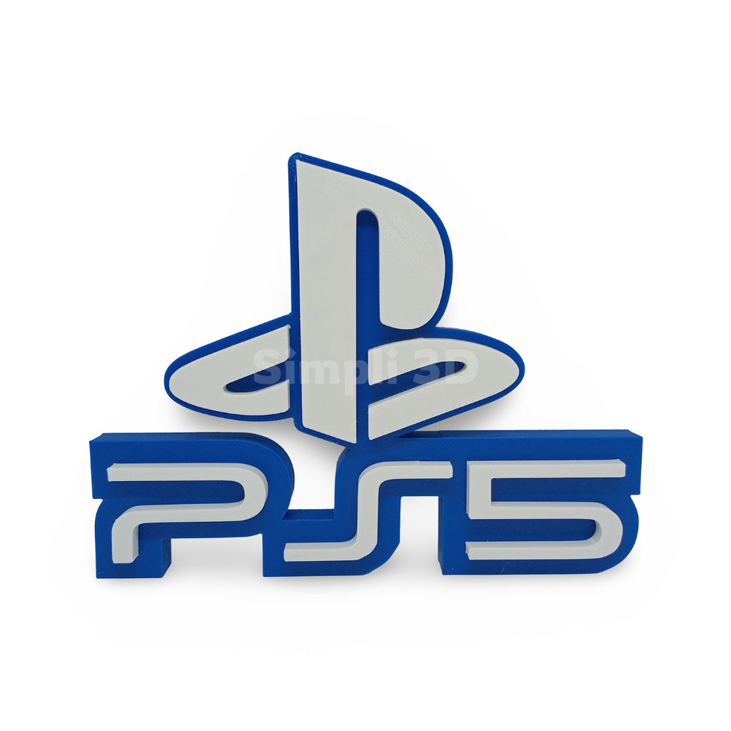 Letreiro Decoração Gamer Símbolo PS5 - Logo Playstation 5 Azul | Shopee ...