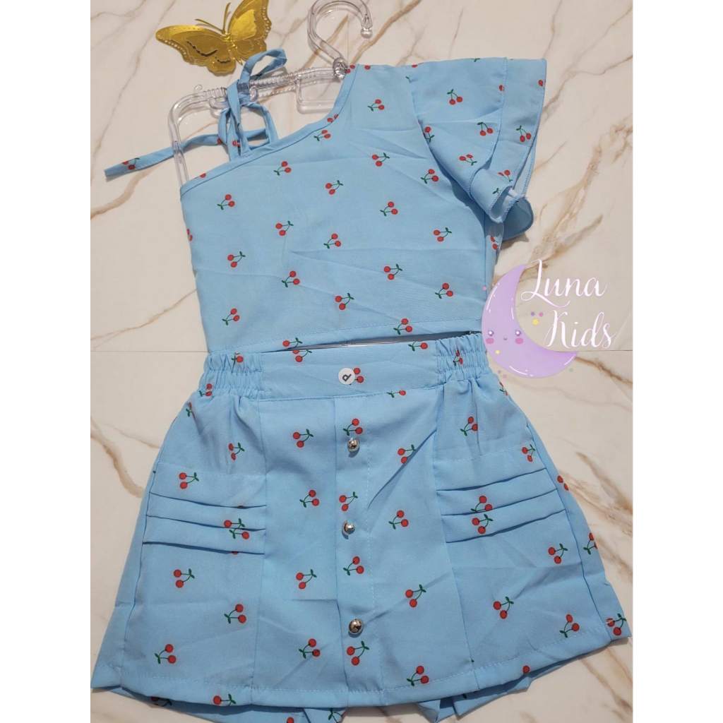 Luna Kids - Conjunto Infantil Premium Nula Manga | Short Saia Elegante ...