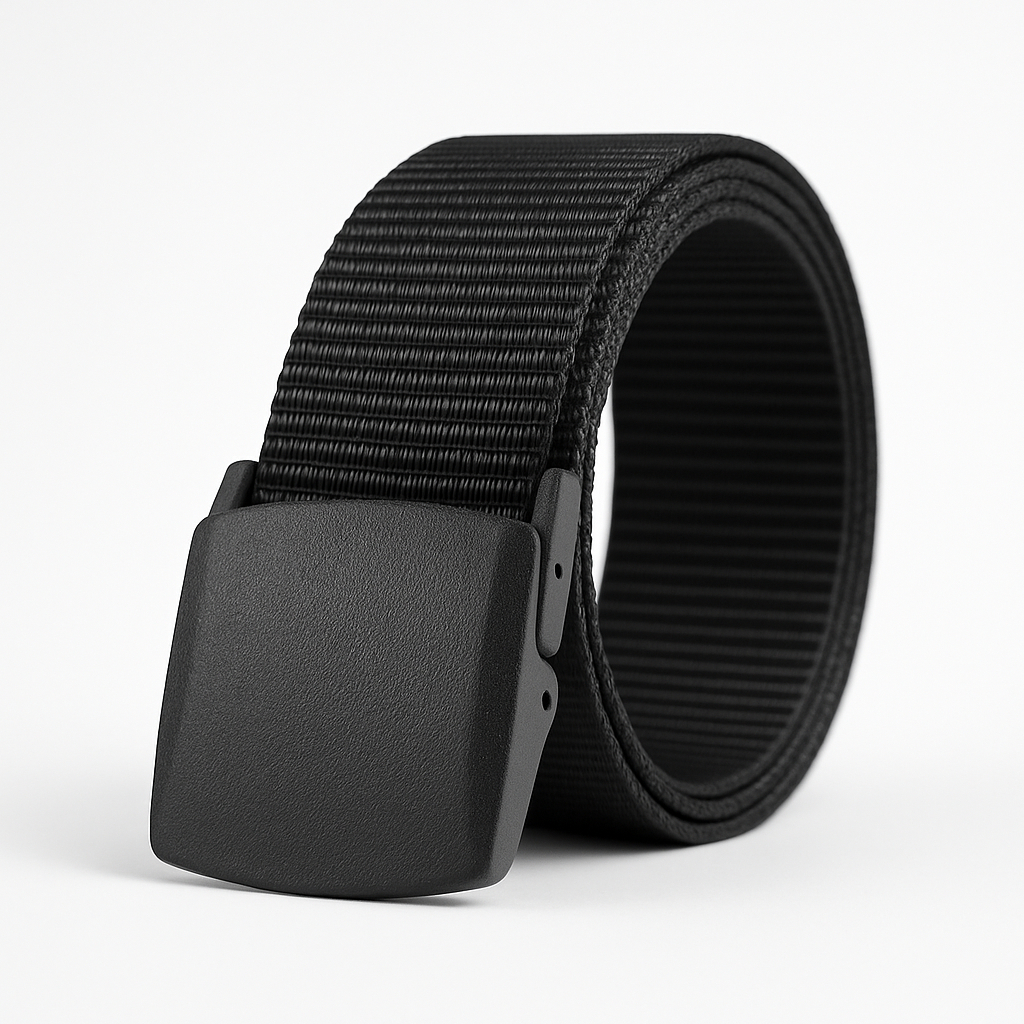 Cinto Tático Masculino Nylon Ajustável com Fivela Plástica Sem Metal ...