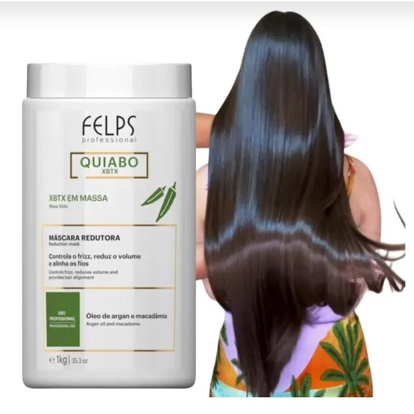 FELPS QUIABO XBTX EM MASSA MÁSCARA REDUTORA 1KG | Shopee Brasil