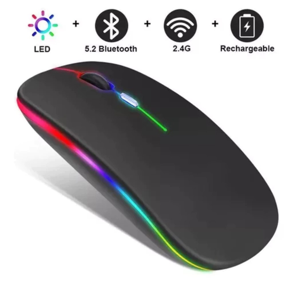 Mouse Bluetooth Sem Fio Lehmox Ley-181 RGB | Shopee Brasil