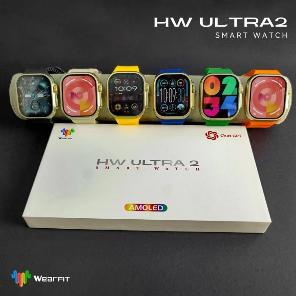 Relógio Smartwatch HW ULTRA 2 Serie 10 Amoled Chat GPT 49mm Ilha ...
