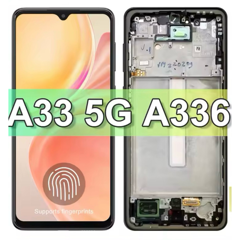 Frontal Tela Touch Lcd Compatível Samsung A33 5G A336 SM-A336E A336B A336M Com Aro Pronto ...
