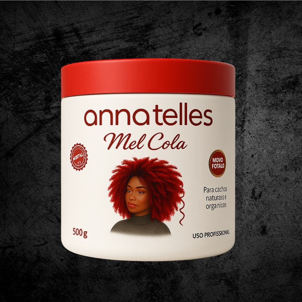 Mel Cola Original Para Cachos Naturais e Orgânicos Anna Telles 500g ...