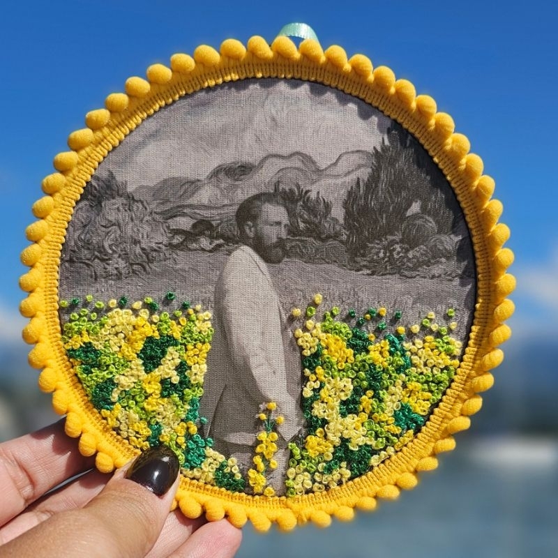 Bastidor bordado Van Gogh | Shopee Brasil