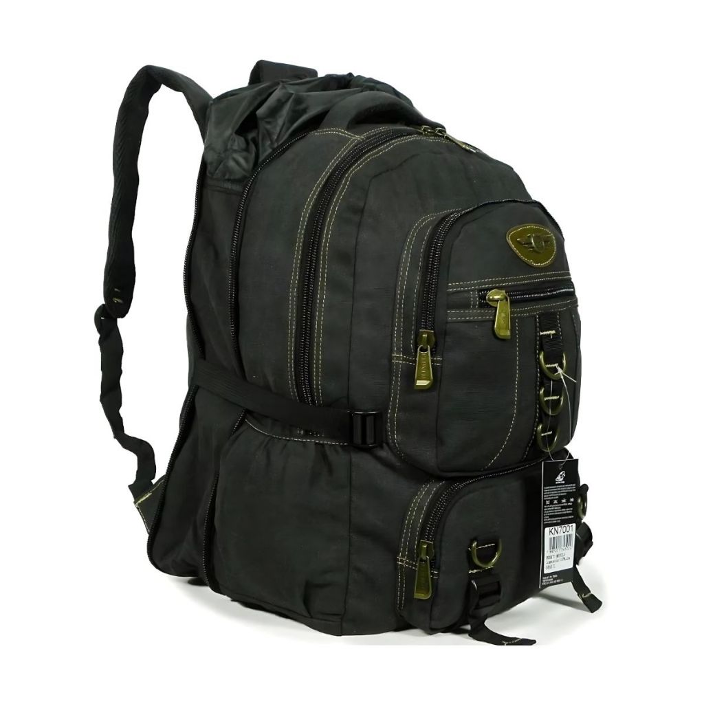 Mochila De Lona Resistente Expansiva 50l Camping Viagem | Shopee Brasil