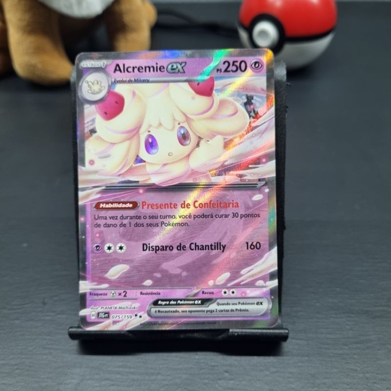 Carta Tcg Pokemon Alcremie Ex | Shopee Brasil