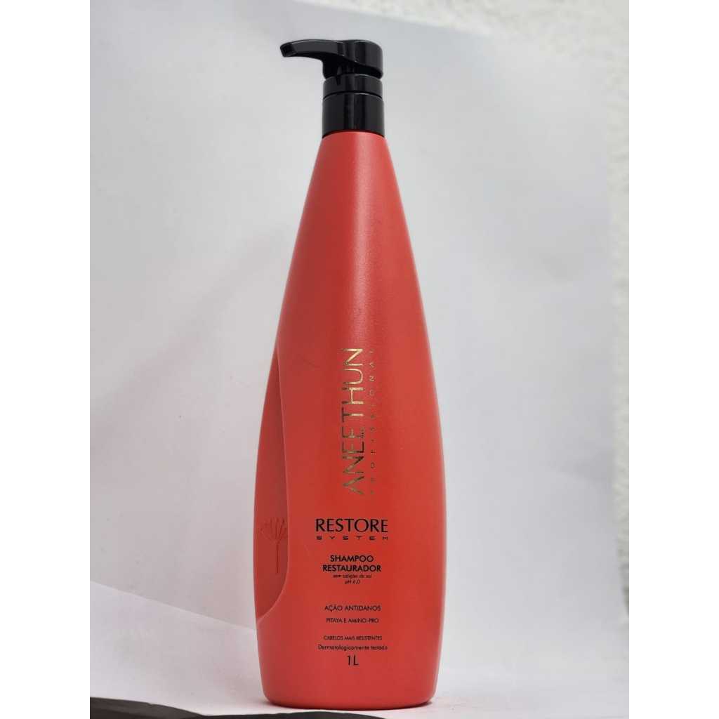 Aneethun Restore System - Shampoo Restaurador 1l | Shopee Brasil