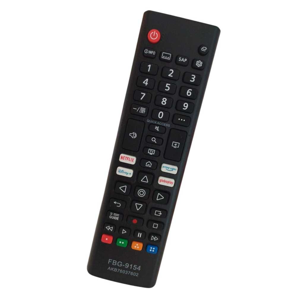 Controle Remoto Compativel Smart Tv LG 32 Led Hd 32lr600b FBG-9154 ...