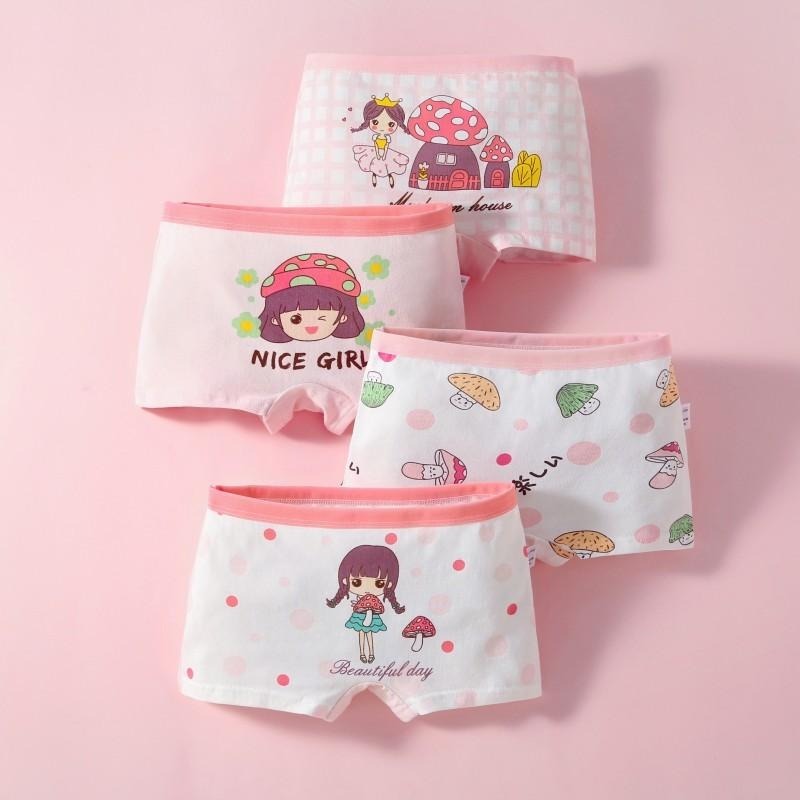 Roupa Íntima Infantil Feminina – Kit 6 Calcinhas Boxer Menina | Shopee ...