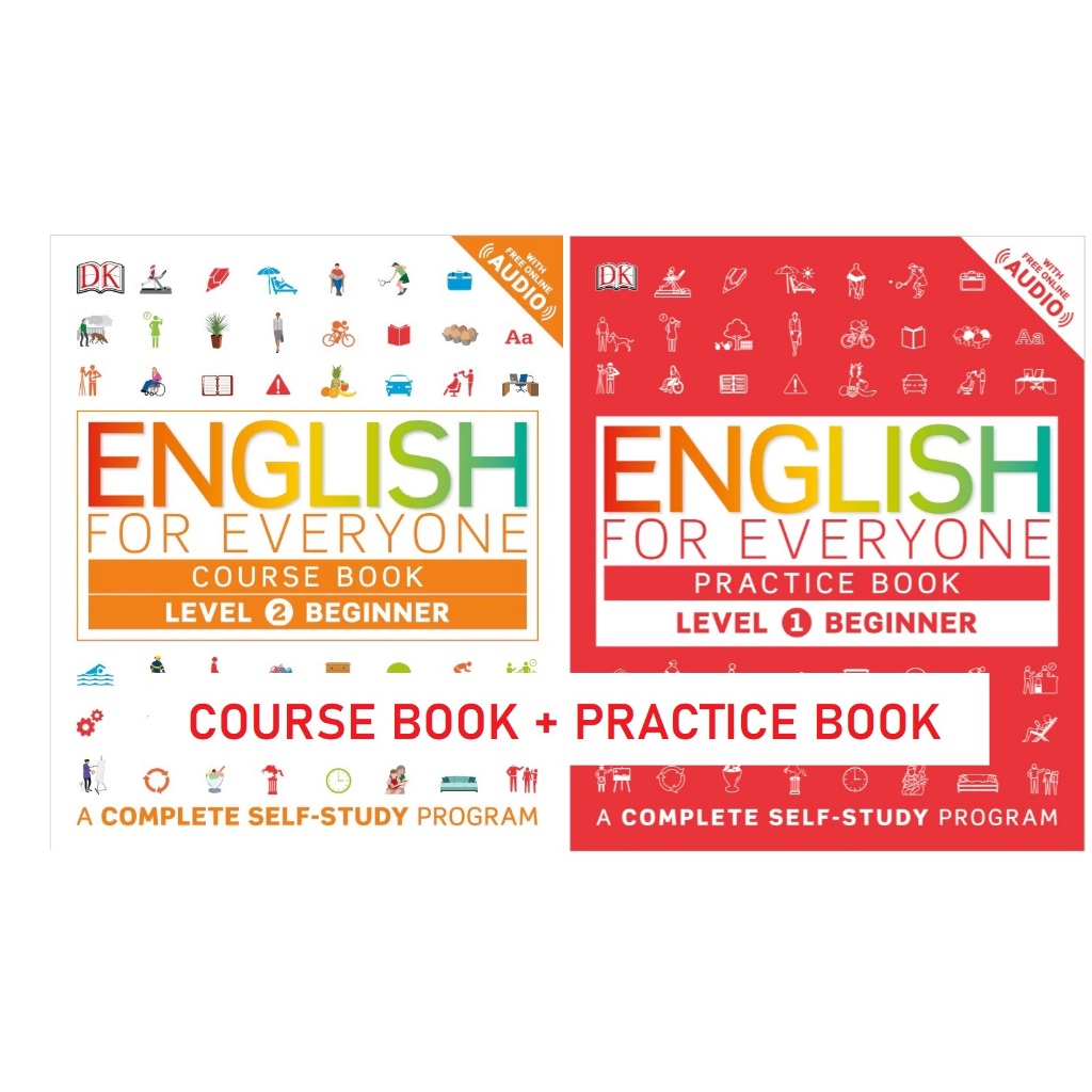 ENGLISH FOR EVERYONE LEVEL 1 BEGINNER COURSE BOOK e PRACTICE BOOK ...