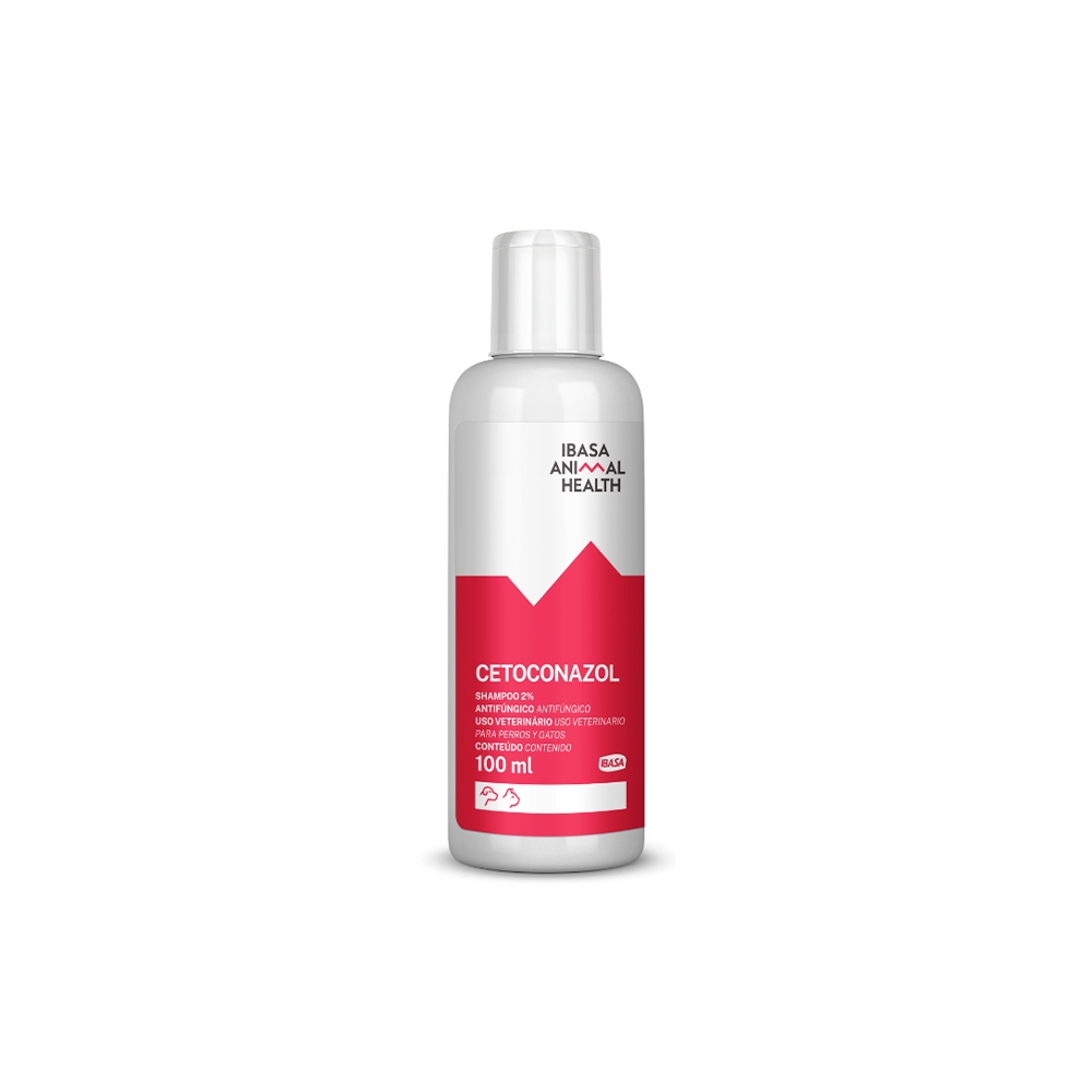 Shampoo Ibasa Animal Health Cetoconazol 100ml para Cães e Gatos ...