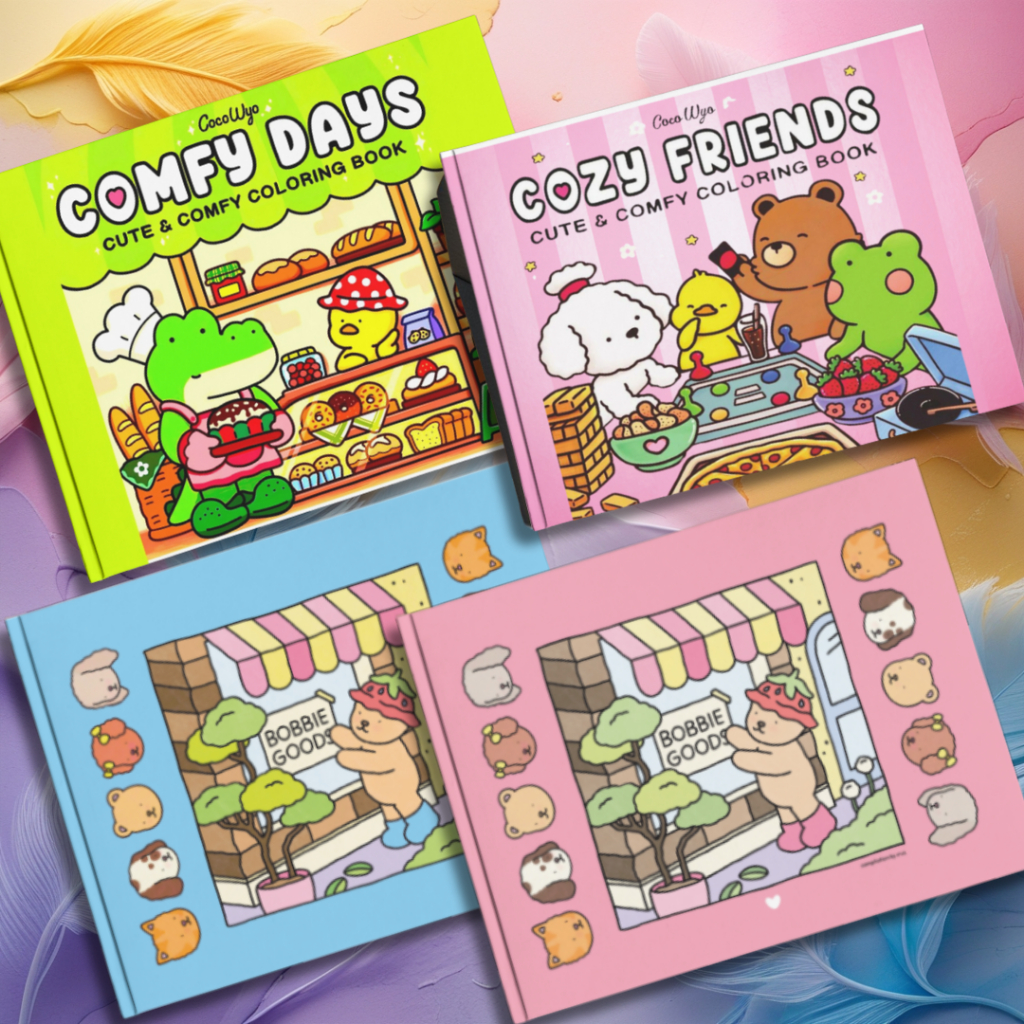 Livro de Colorir Bobbie Goods 30 Folhas Caderno de Desenho Pintura ...