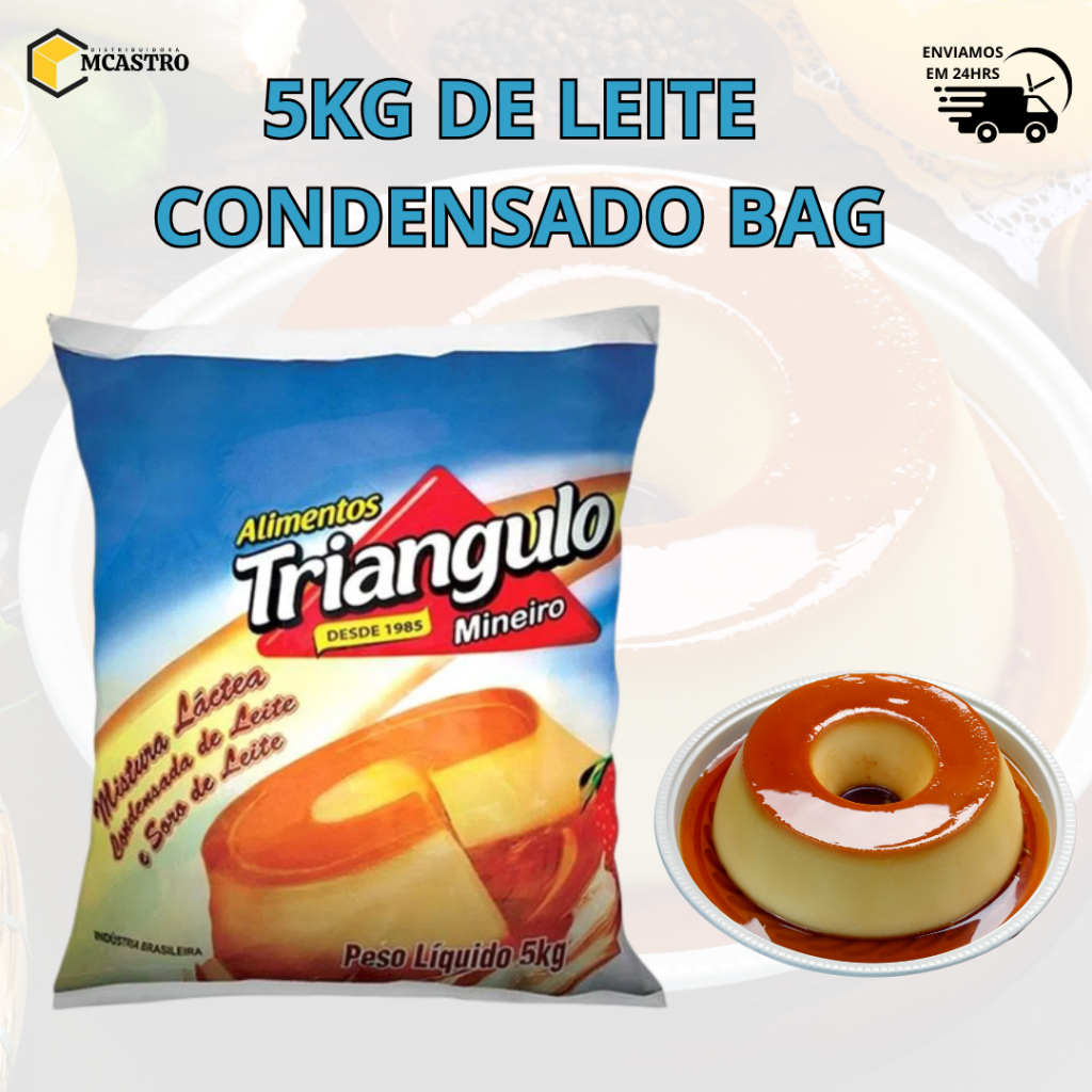 Leite Condensado Mistura Lactea 5kg Bag - Triangulo Mineiro | Shopee Brasil