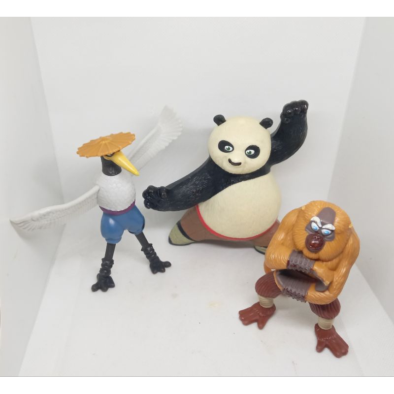 Lote 3 bonecos Kung-Fu Panda McDonald's | Shopee Brasil