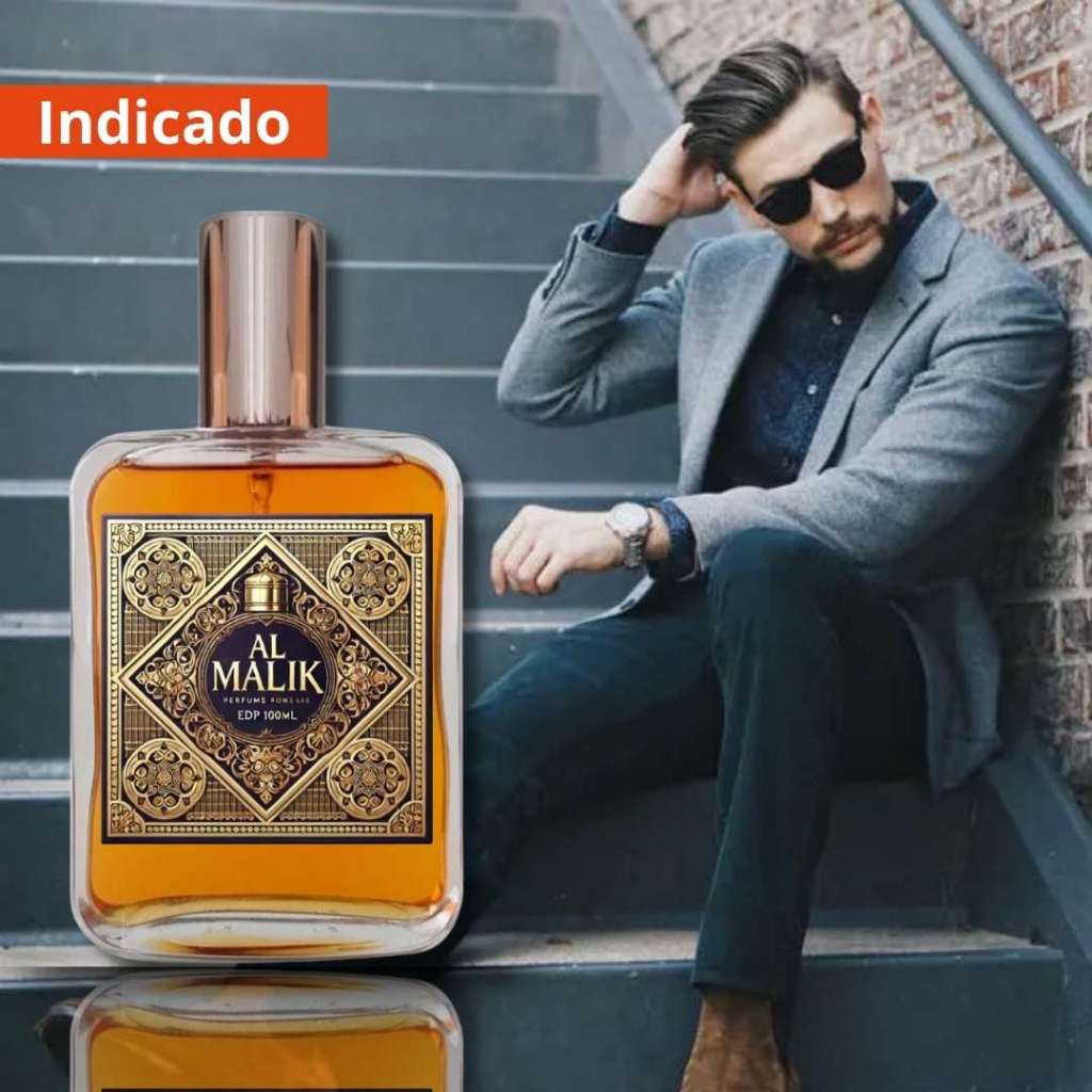 Perfume AL MALIK 100ml Masculino- Árabe Oriental Amadeirado Top - Alta ...