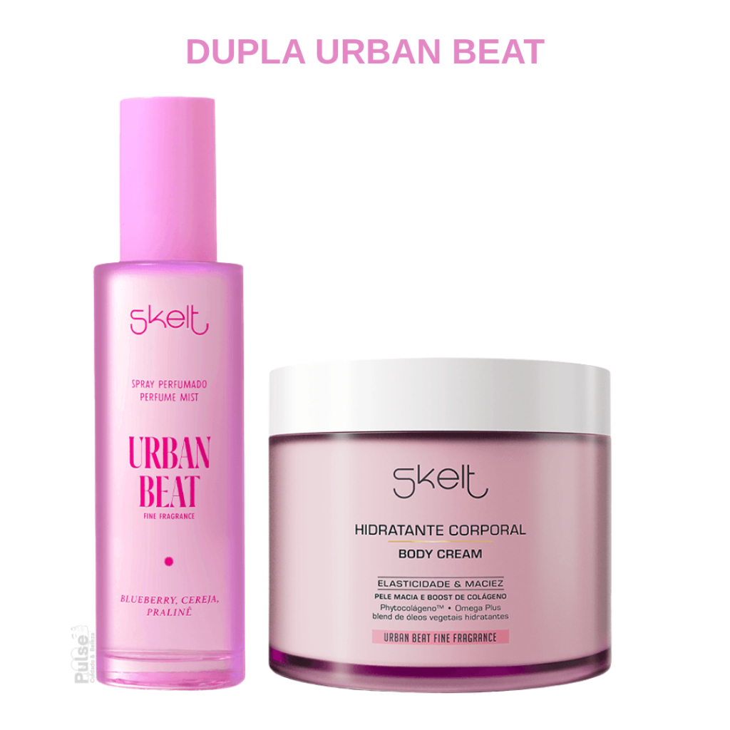 Kit Skelt Urban Beat Hidratante Corporal e Perfume Mist Urban Beat ...