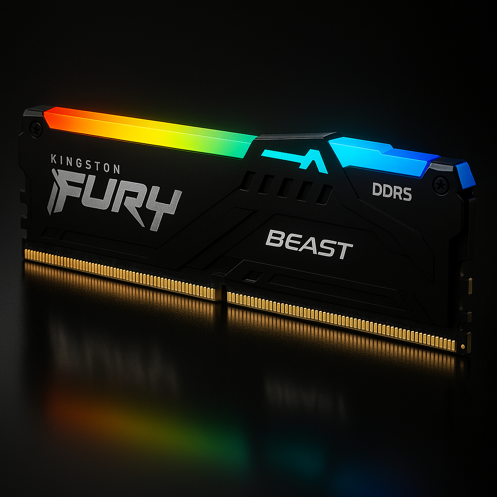 Memória Kingston Fury Beast RGB DDR5 16GB 5200MHz | Shopee Brasil