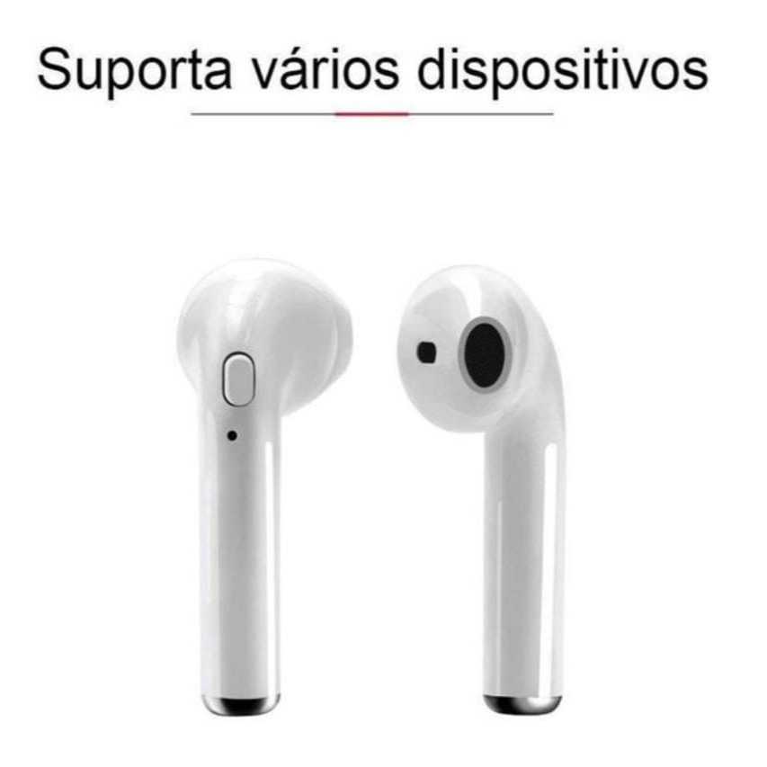 Fone Sem Fio i7S Tws Bluetooth 5.0 Com Microfone | Shopee Brasil