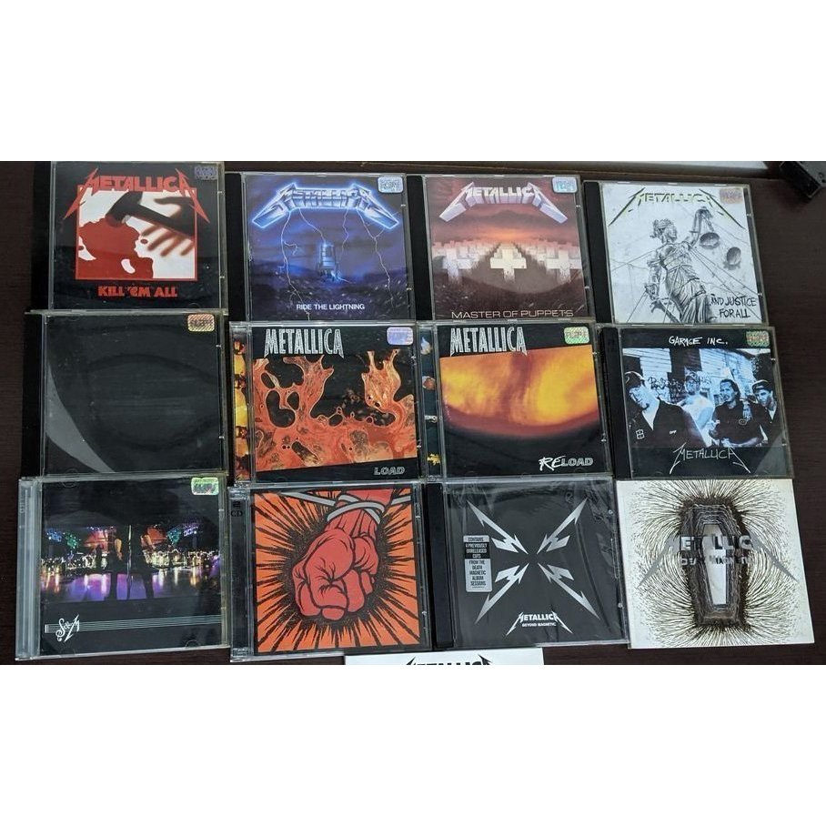 Coleção Discografia 12 Cds Metallica | Shopee Brasil