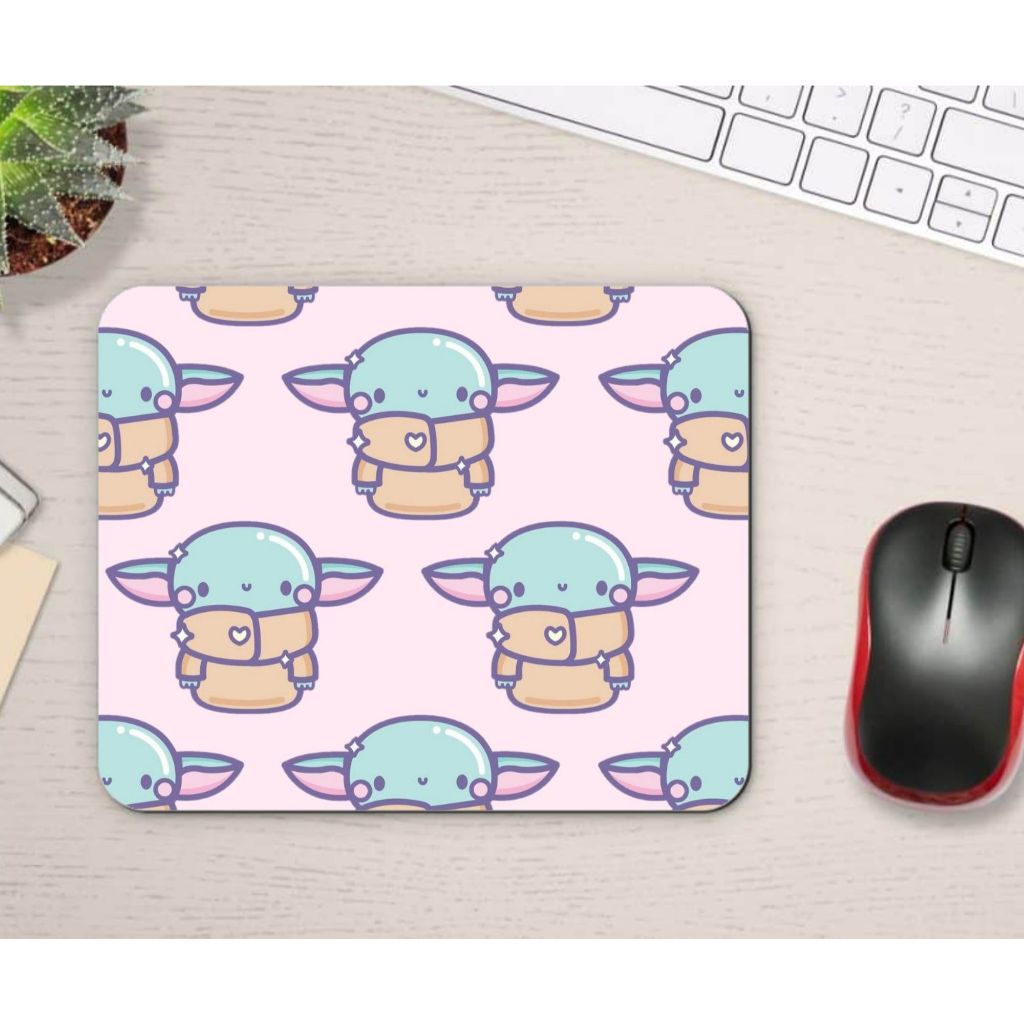 Mouse Pad Grogu Baby Yoda Fofo O Mandaloriano Geek | Shopee Brasil