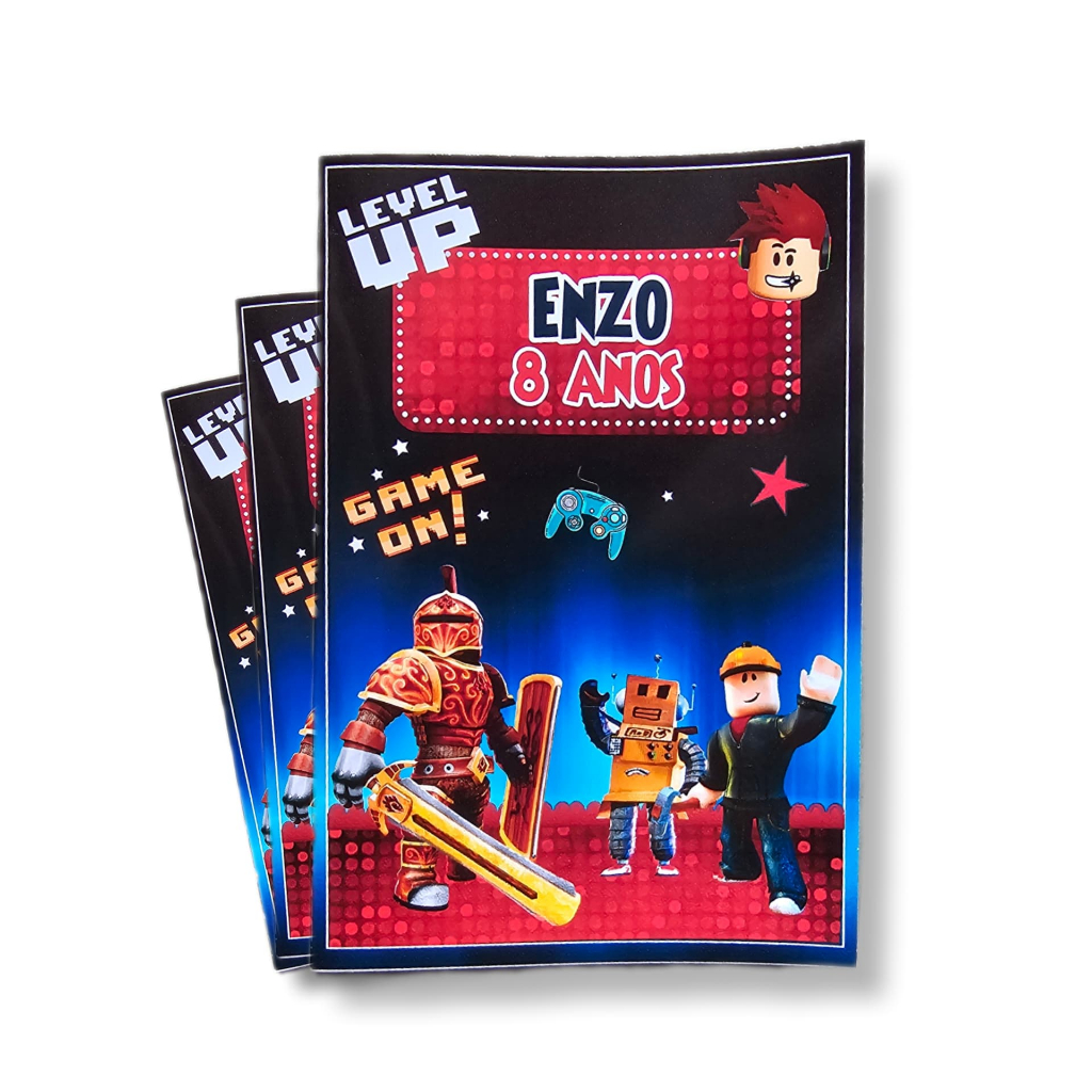 Kit Livrinho Revistinha Para Colorir Roblox Personalizado | Shopee Brasil