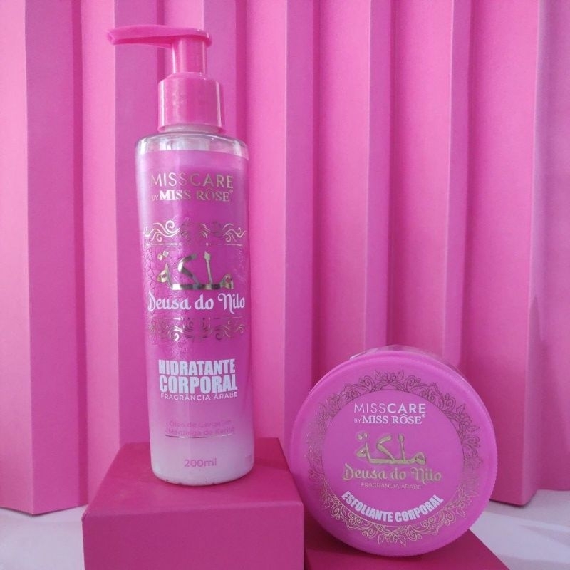 Kit Hidratante + Esfoliante Corporal Deusa do Nilo – Miss Care | Shopee ...