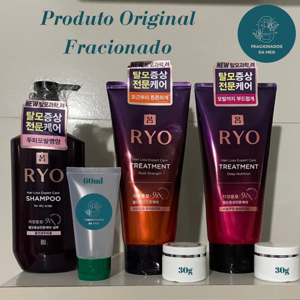 RYO SHAMPOO 60ML E MASCARAS 30G | Shopee Brasil