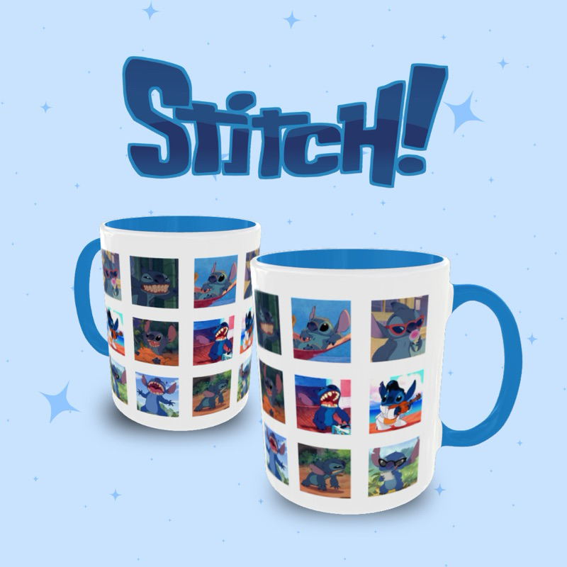 Caneca Stitch mural dos filmes | Shopee Brasil